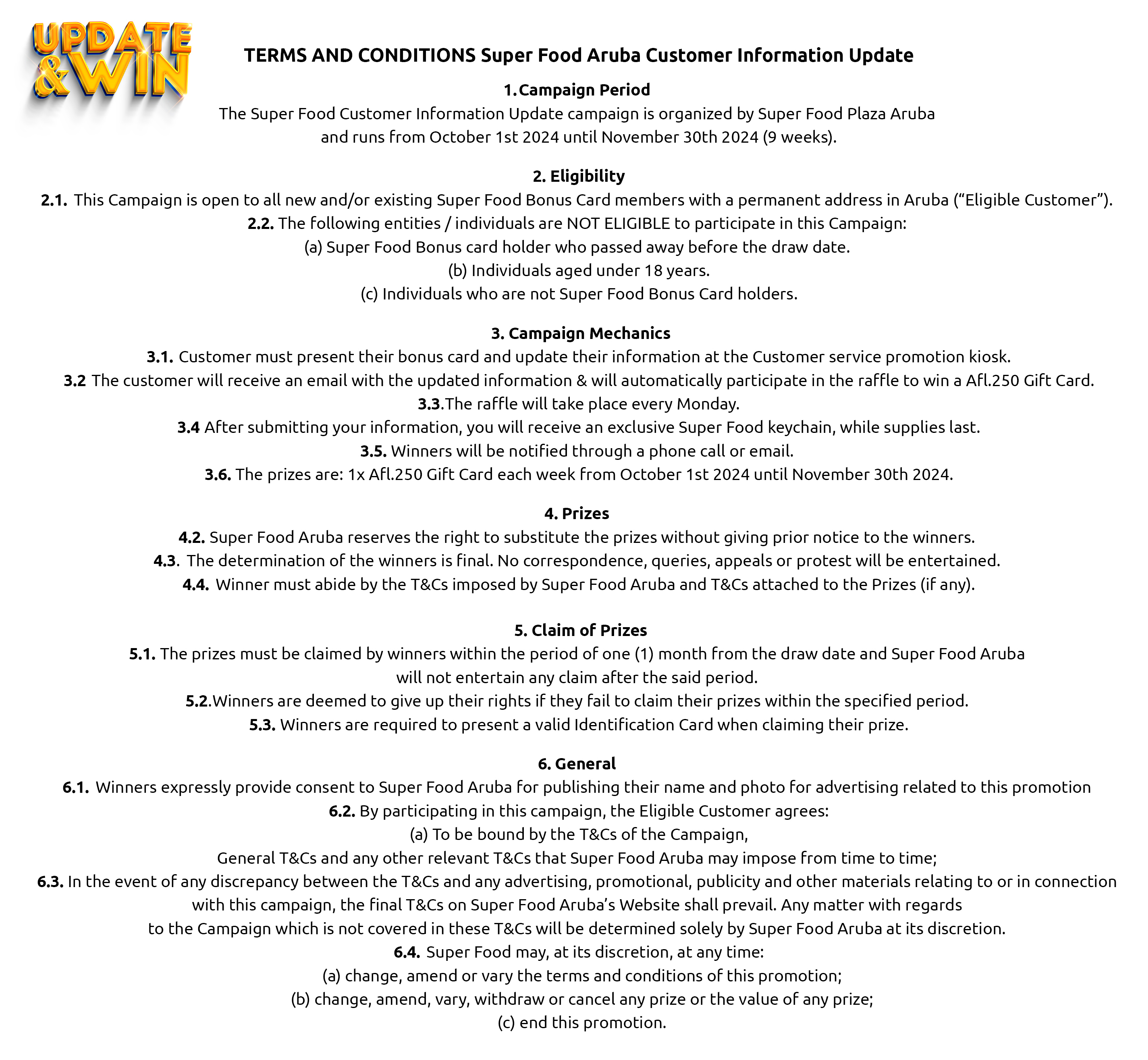 Super Food Plaza - Shopping center Aruba